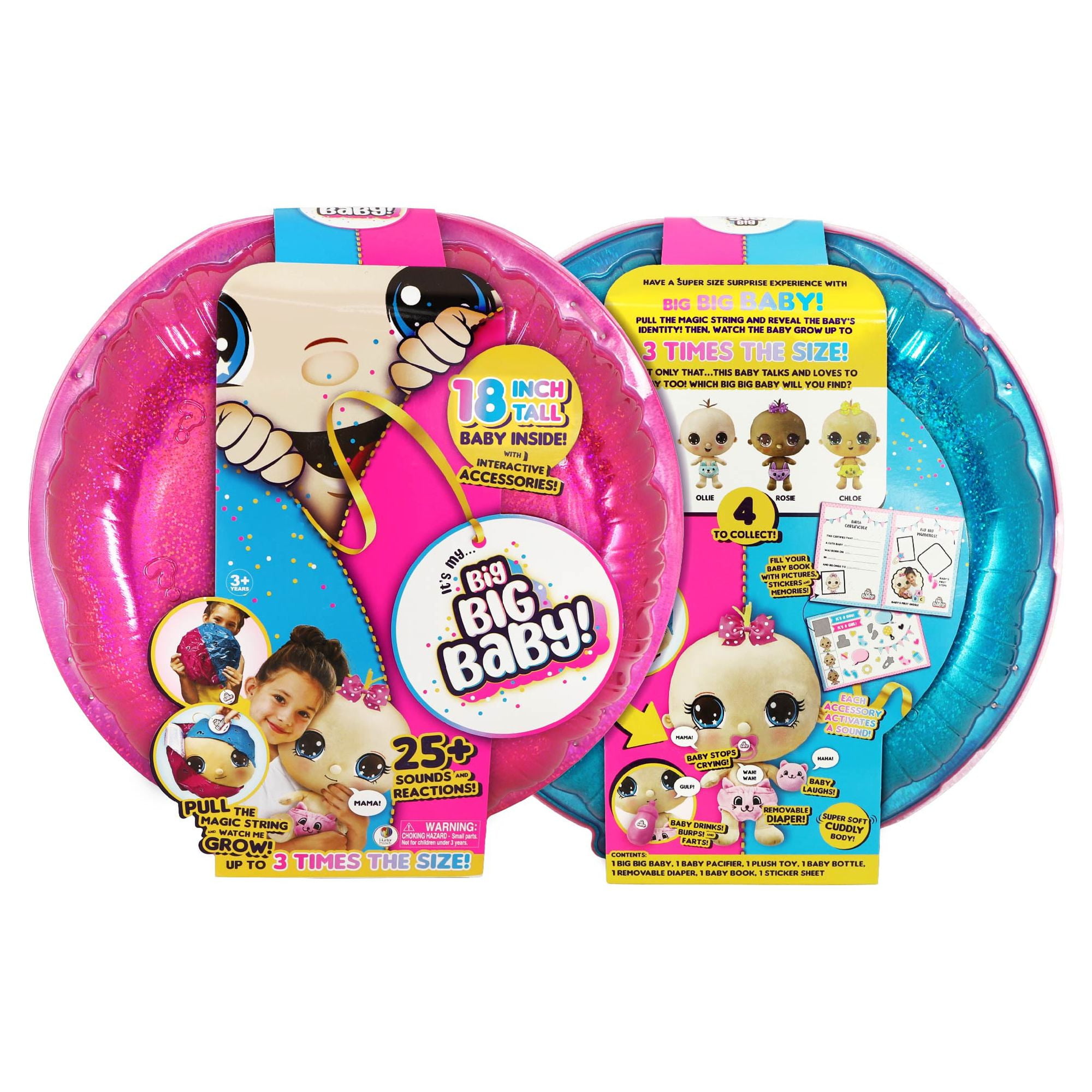 "Big Big Baby 18"" Interactive Expanding Foam Soft Doll Toy, Ages 3 ...