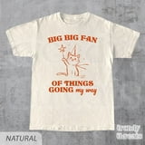 Big Big Fan Of Things Going My Way T-Shirt Cute Princess Cat Tee Retro ...