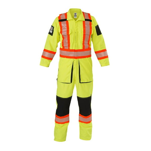 Big Bill 1324HVT High Visibility Ripstop Coverall-Yellow-Regular-S ...
