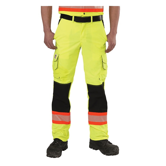 Big Bill 3234HVT High Visibility Ripstop Cargo Pants-Yellow-36"-28 ...