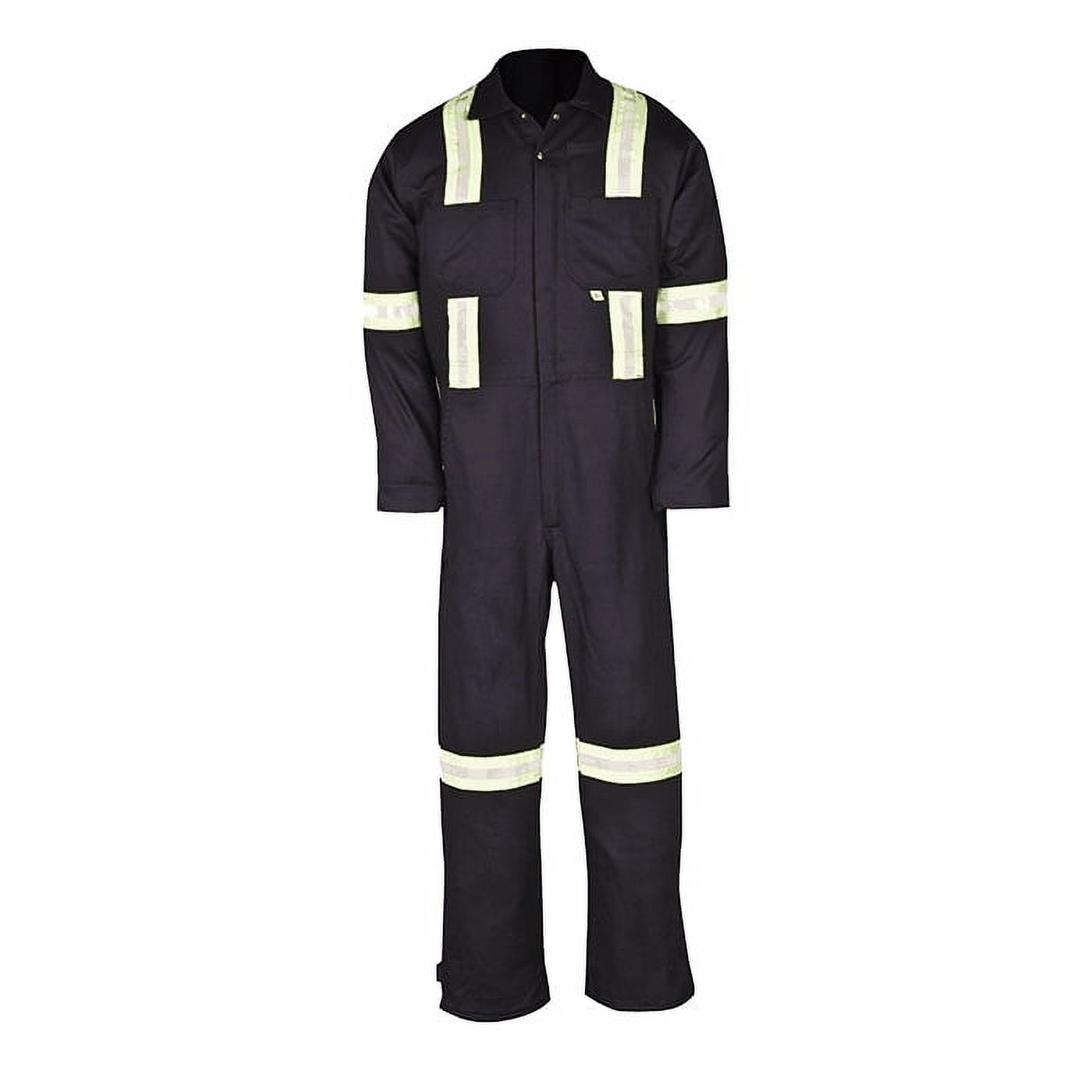 Big Bill 414VBF 100% Cotton Industrial Work Coverall with Reflective ...