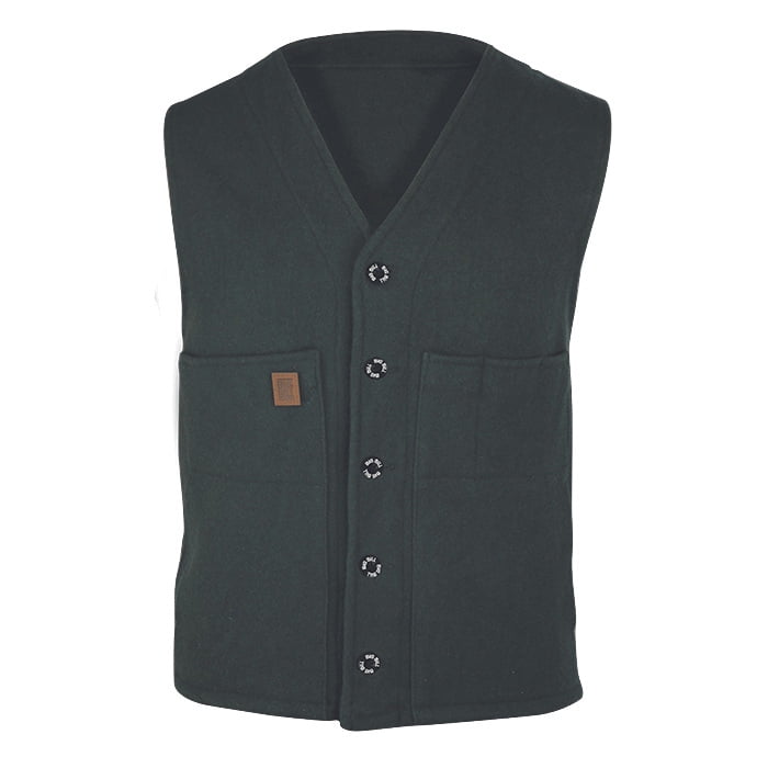 Big Bill 624 Wool Outdoor Vest-Green-Regular-M - Walmart.com