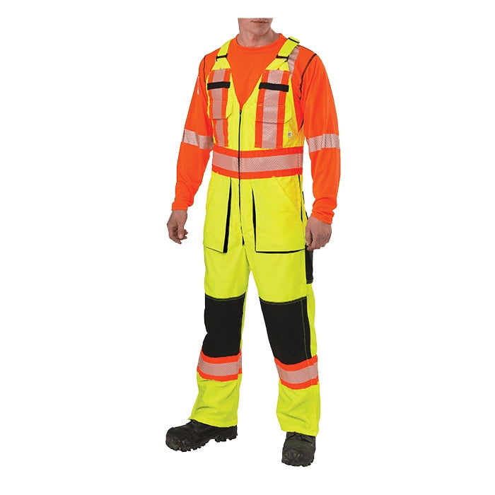 Big Bill 9034HVT High Visibility Ripstop Bib Overall-Yellow-Tall-M ...