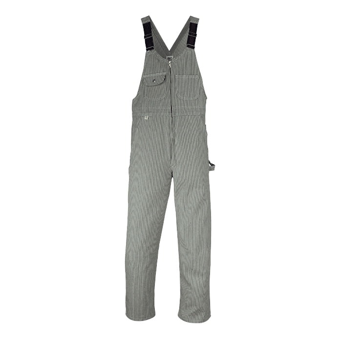 Big Bill 93 Hickory Stripe Bib Overall with Zip Front Closure-Hickory ...