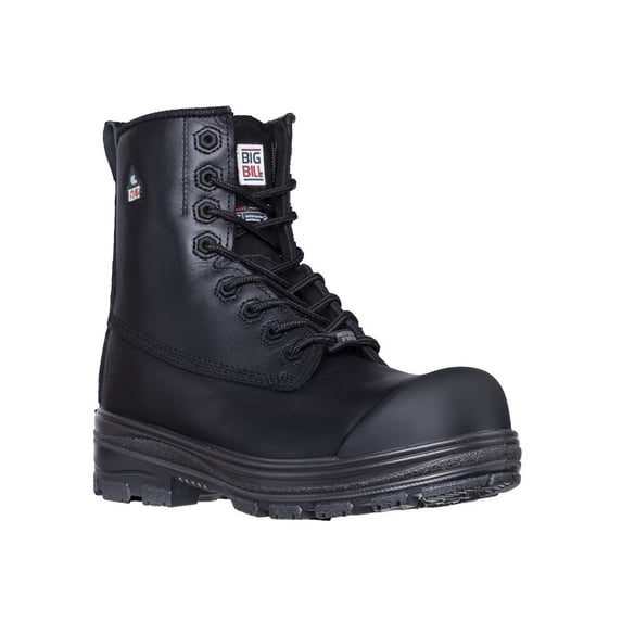 Big Bill BB5000 The Original Metal Free Work Boots 8''-Black-Regular-9. ...