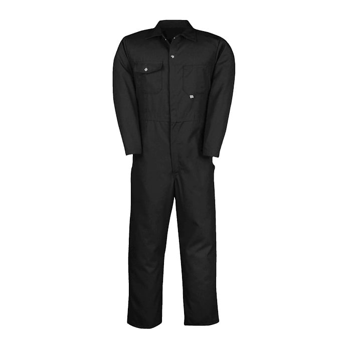 Big Bill Deluxe Work Coveralls 52 Regular Black - Walmart.com