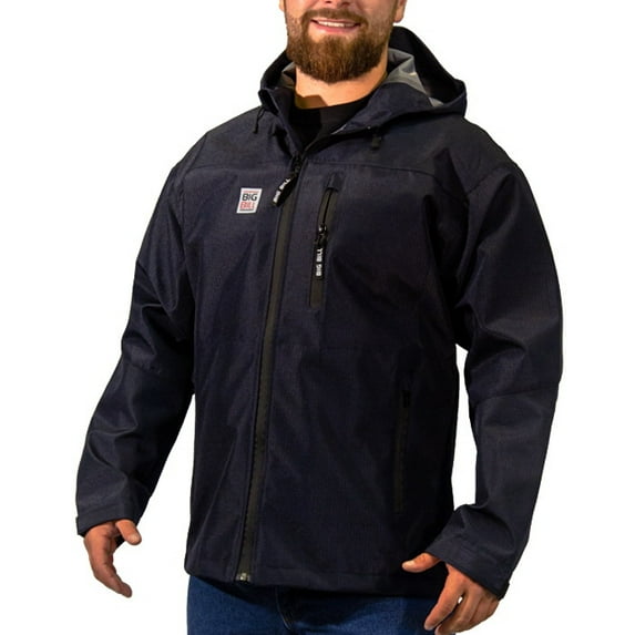 Big Bill JKT27RS Performance Ripstop Weatherproof Jacket-Black-Regular ...