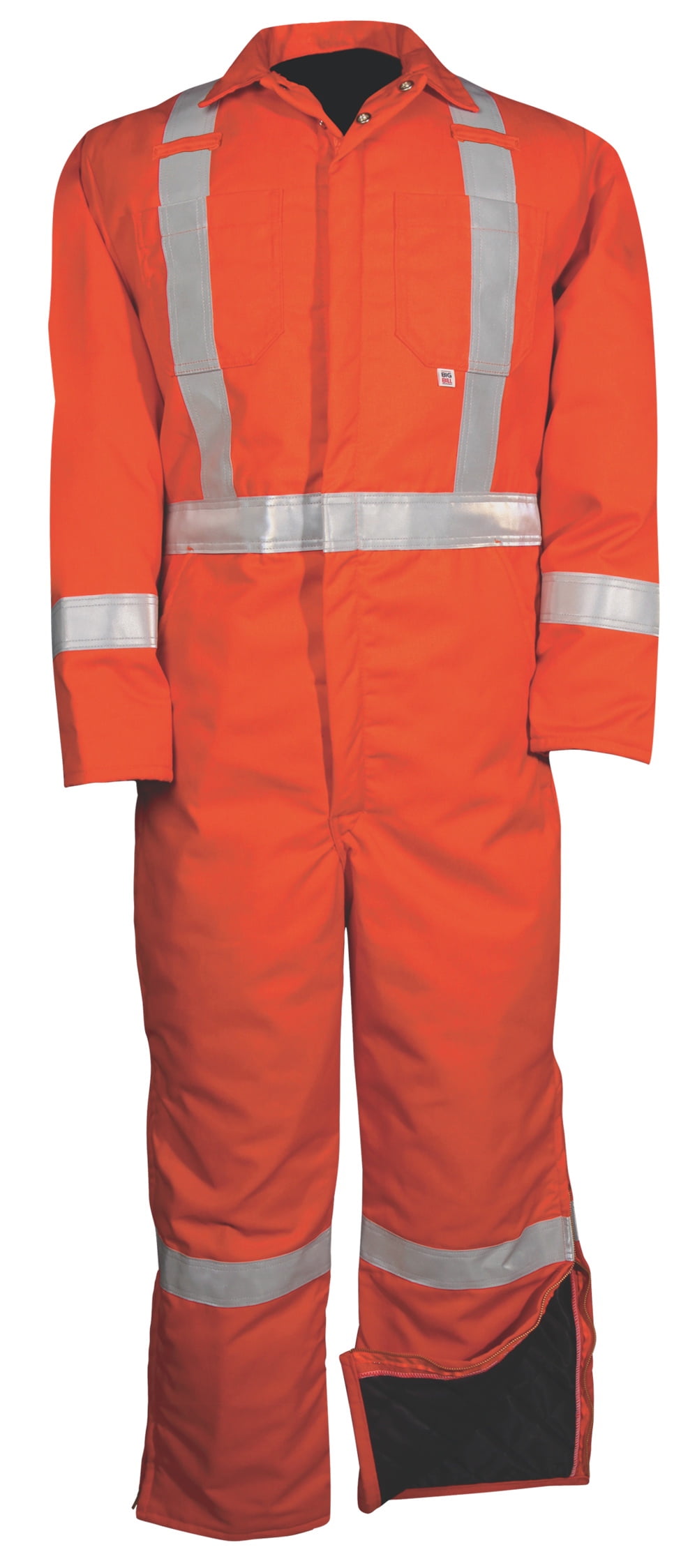 Big Bill M848US7 Westex UltraSoft Insulated Coverall-Orange-Regular-M ...