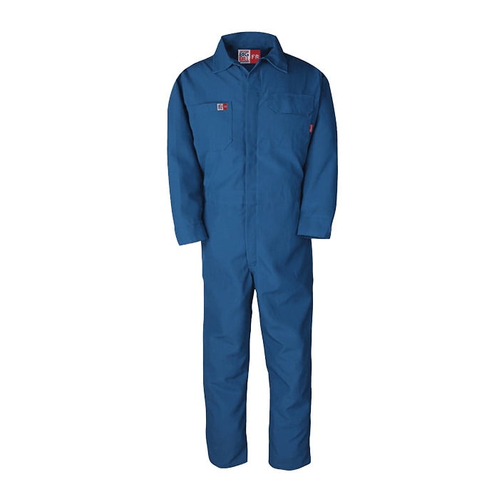 Big Bill TX1100N4 Flame Resistant Industrial Coverall-Blue-Regular-60 ...