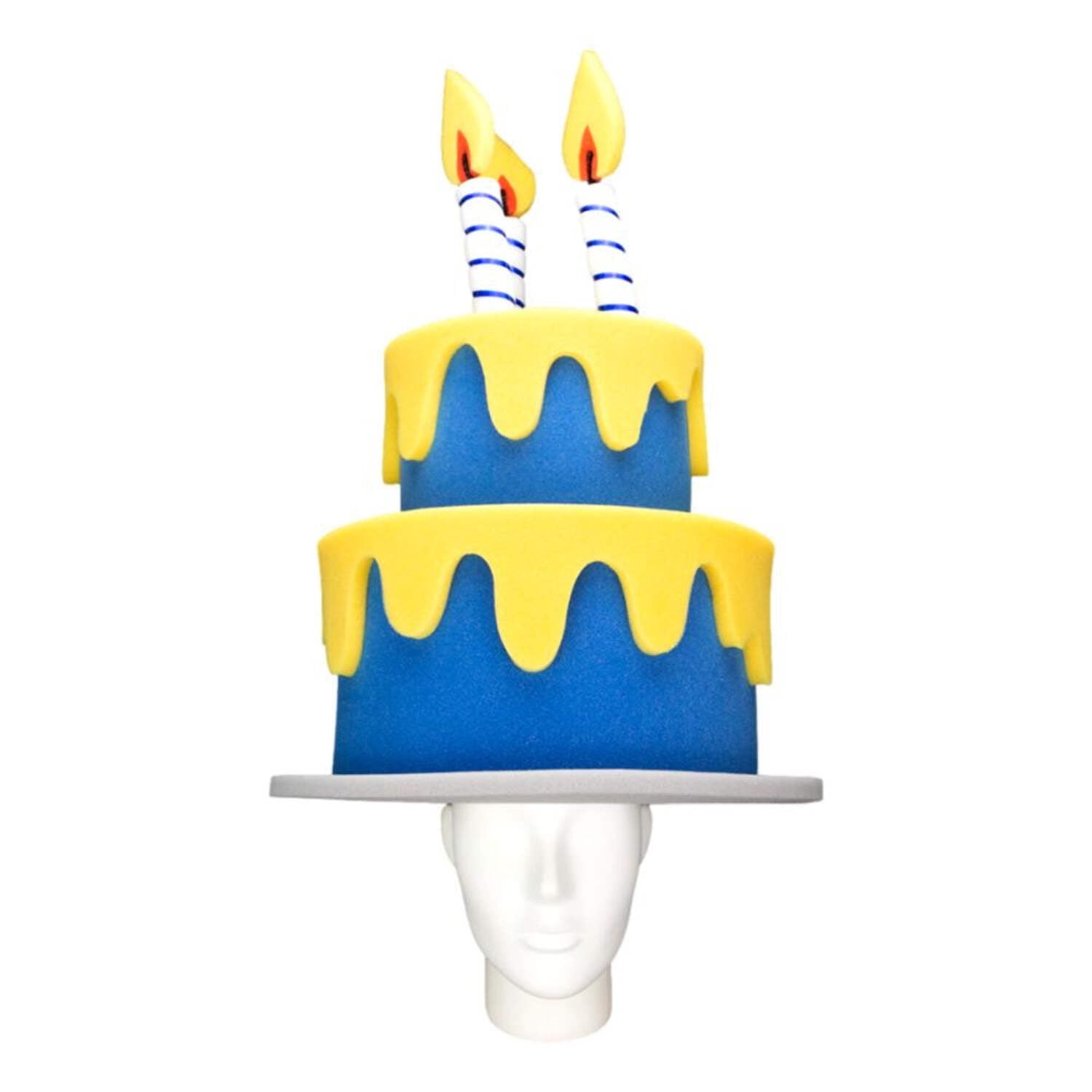 Big Birthday Cake Hat - Personalized Gift - Fun Birthday Hat - Custom ...