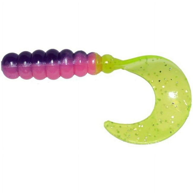 Big Bite Baits 2 in. Fat Grub, Popsicle - Pack of 10 - Walmart.com