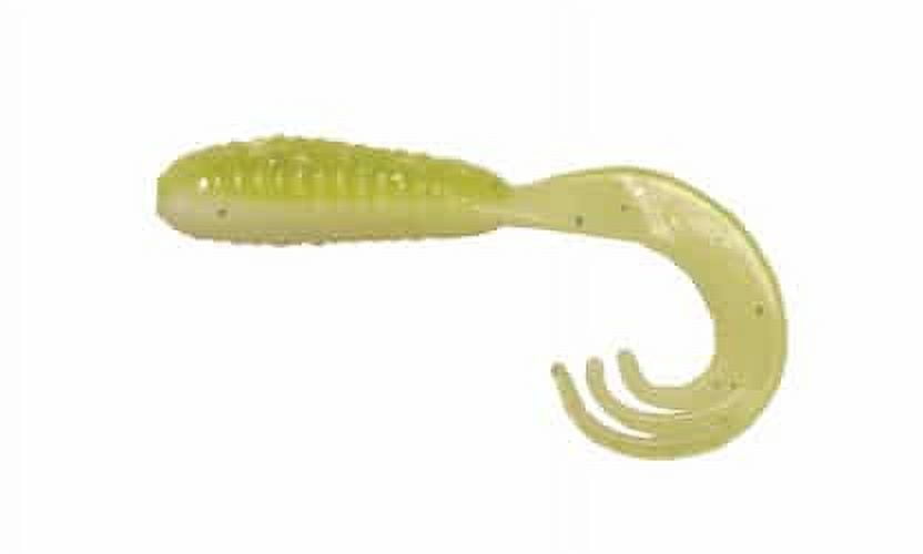 Big Bite Baits 2 inch Triple Tip Grub 10 pack (Lemon Meringue ...