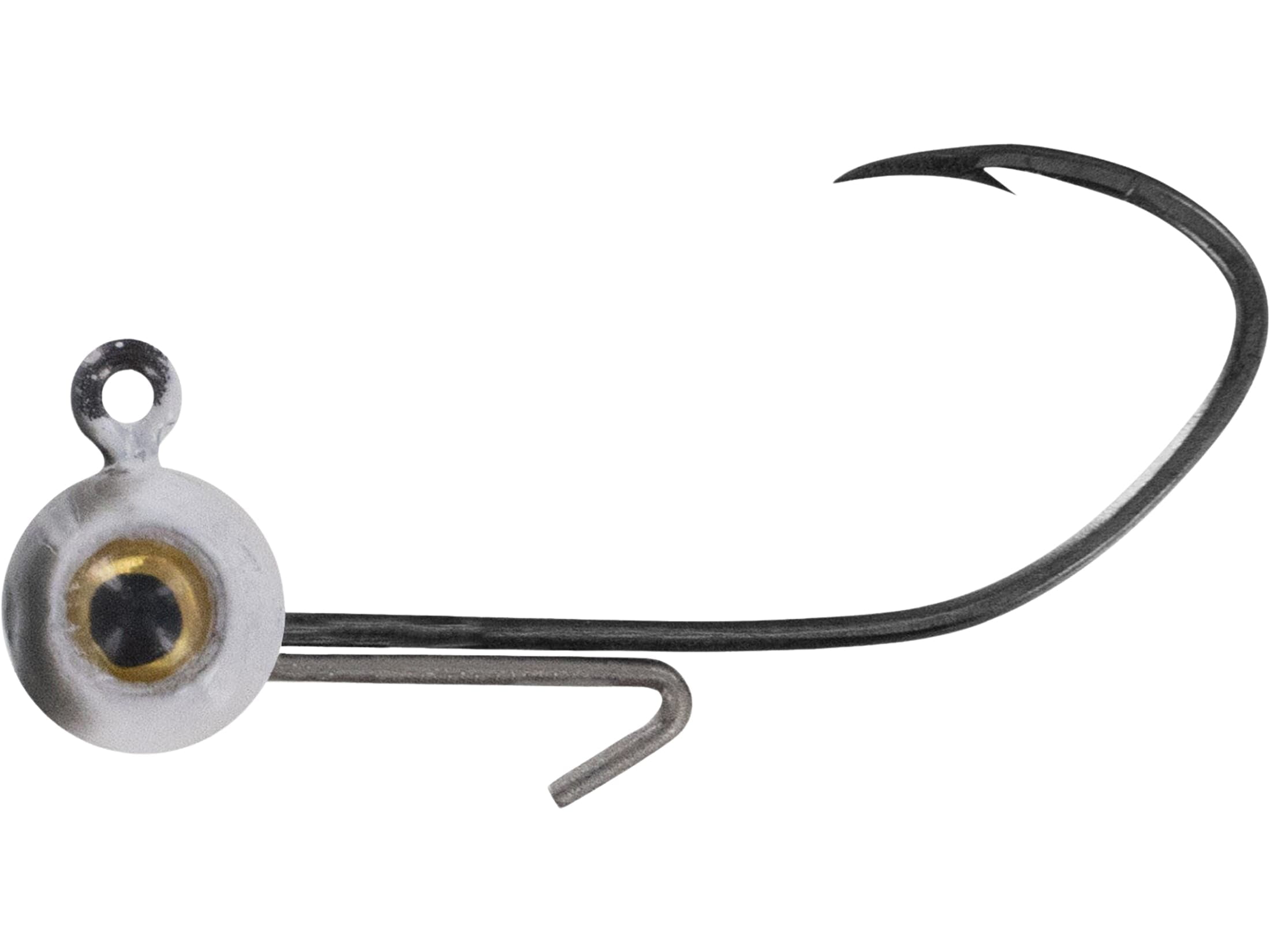 Big Bite Baits BBJ Elite 1/16oz Round Ball Jighead Black/White ...