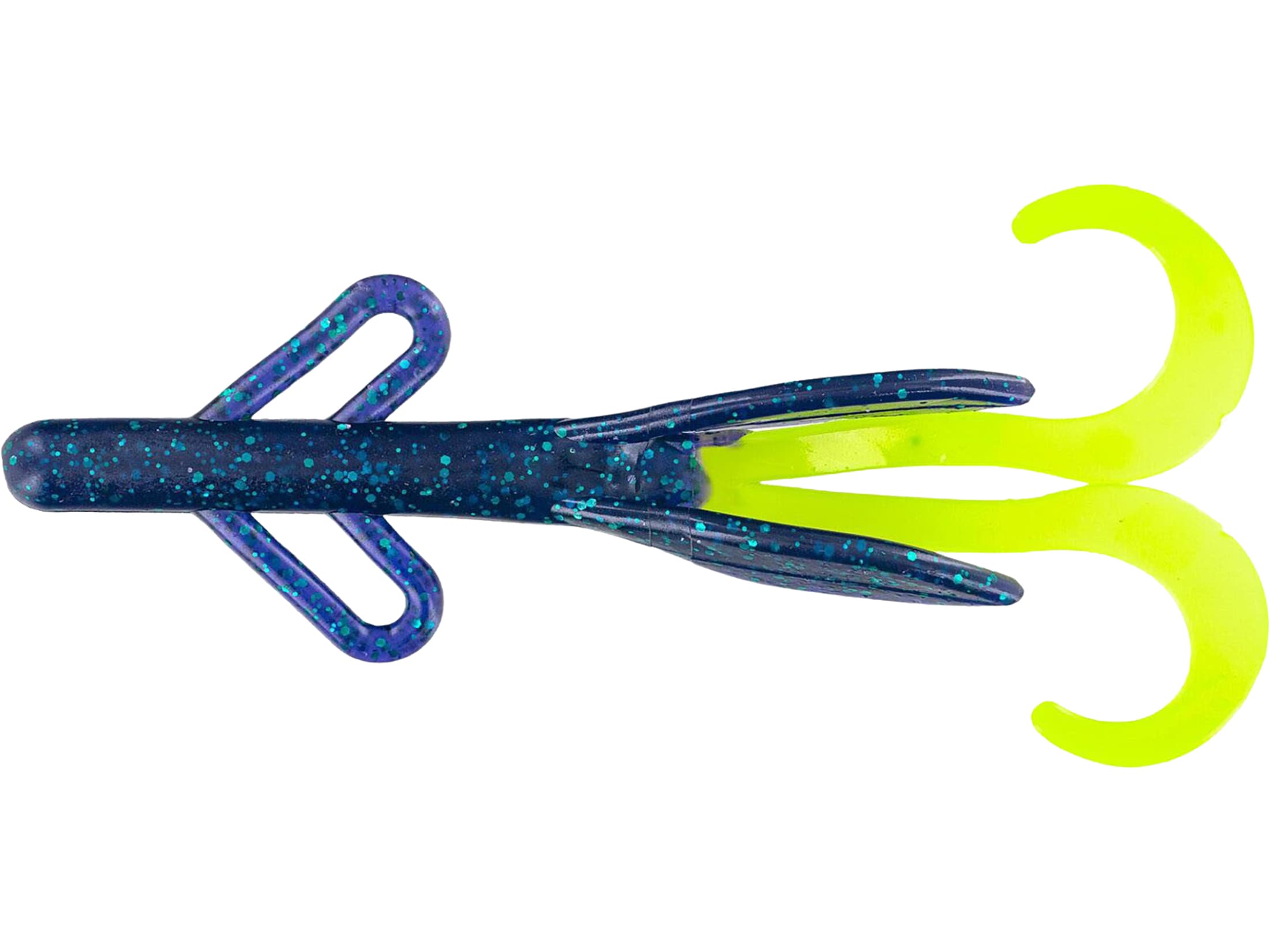 Big Bite Baits Creature Bait Junebug/Chartreuse Tail - Walmart.com