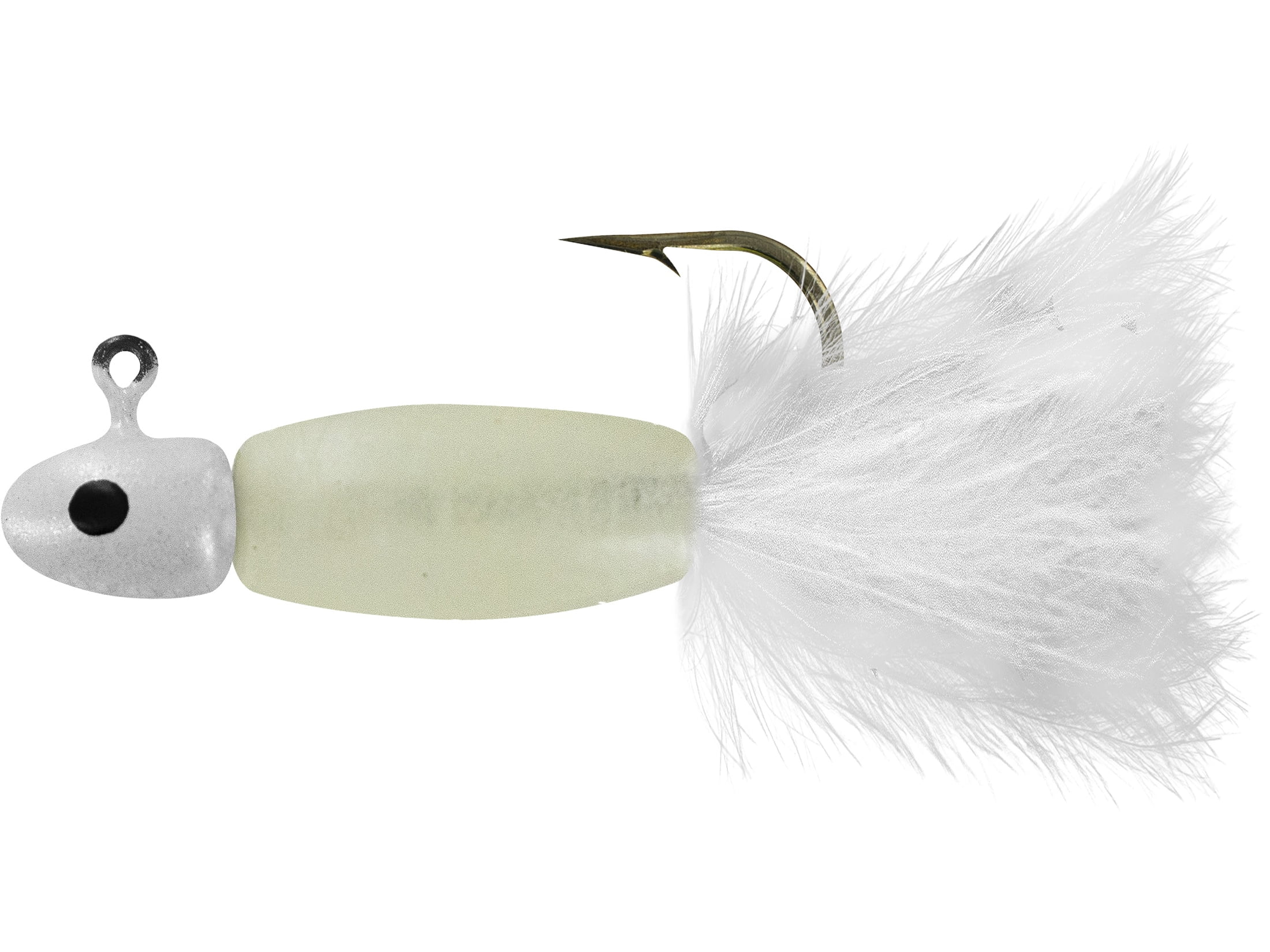 Big Bite Baits Lindner Panfish Special Grub Glow/Pearl Tail - Walmart.com