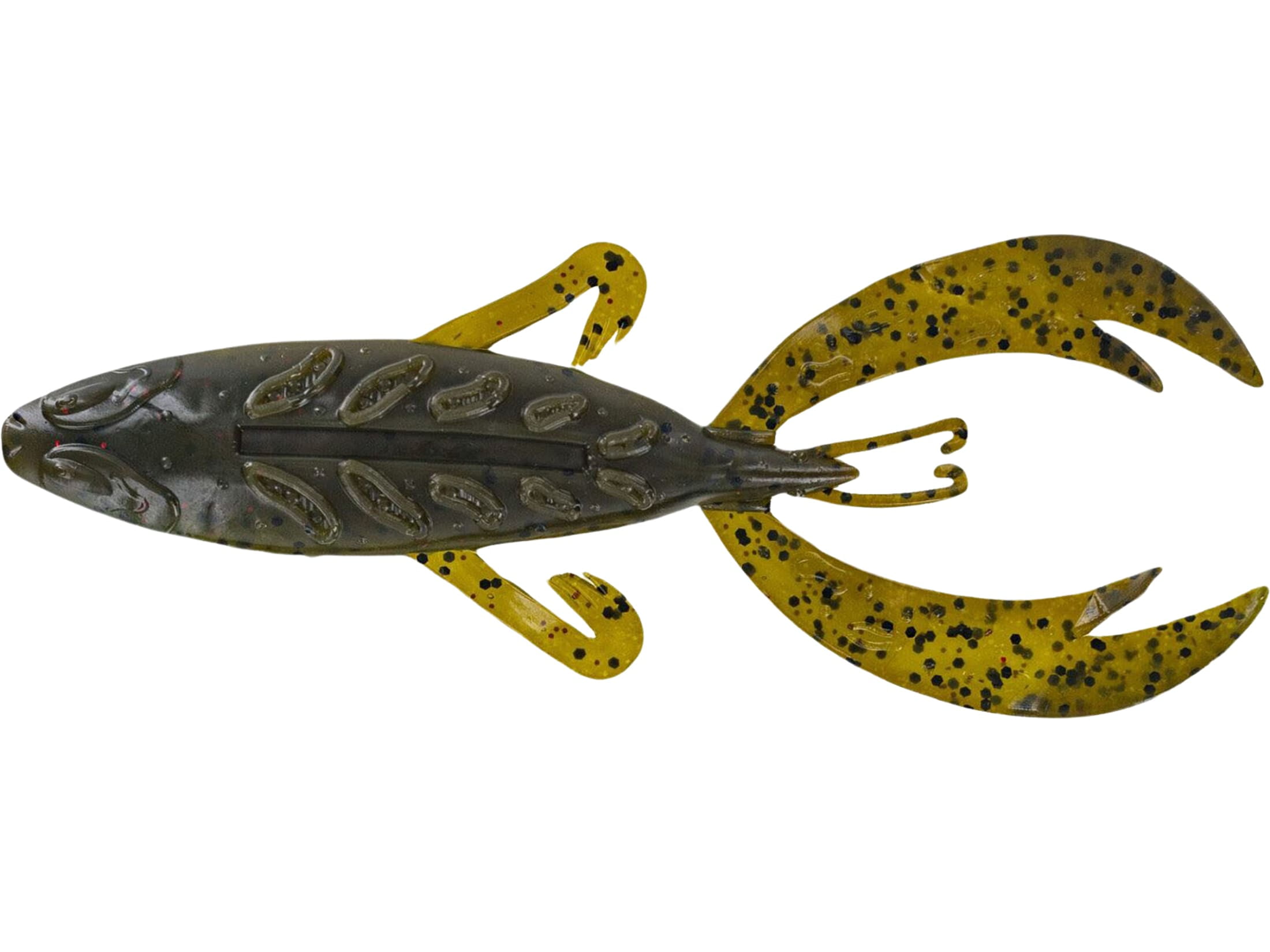 Big Bite Baits Rojas Fighting Frog Creature Green Pumpkin/Watermelon ...