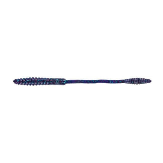 Big Bite Baits SQTL6-05 6 in. Junebug Red Squirrel Tail Worm Fishing ...