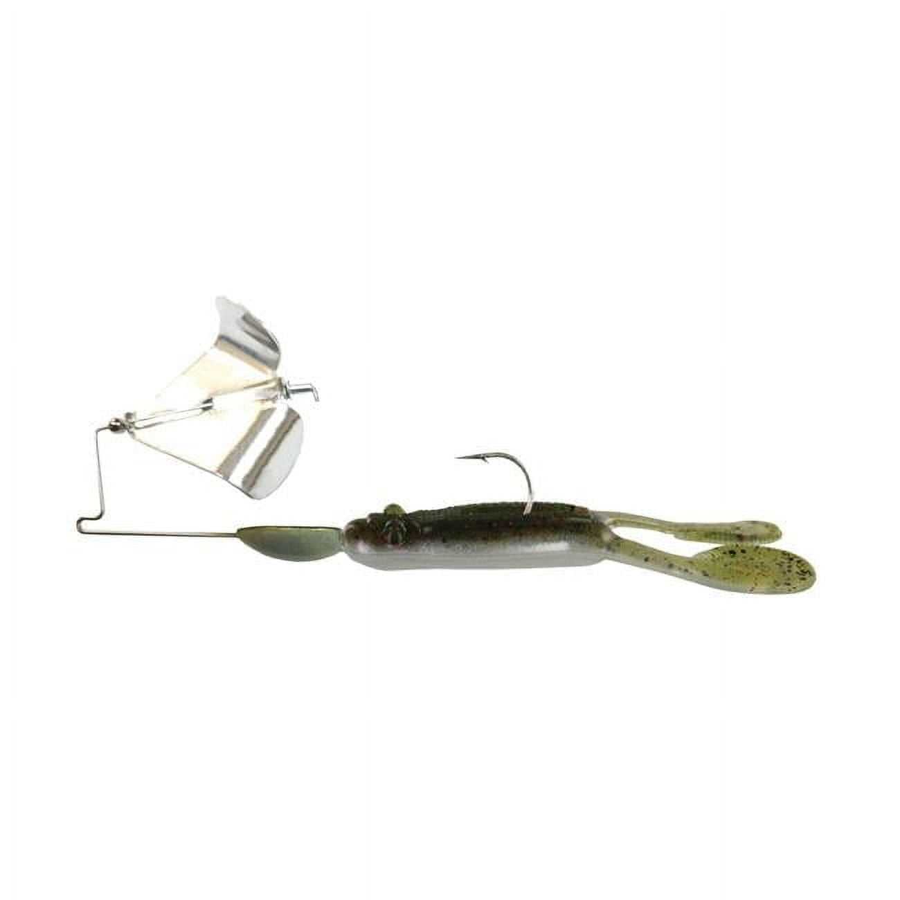 Big Bite Baits STBUZZ38-04 0.375 oz Silver & Watermelon - Red Ghost Toad Tour Toad Buzzbait ...