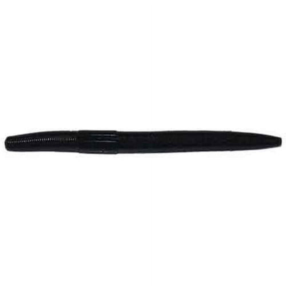 Big Bite Baits TS5-30 Trick Stick Finesse Worm 5" Black 10 Per Pack ...