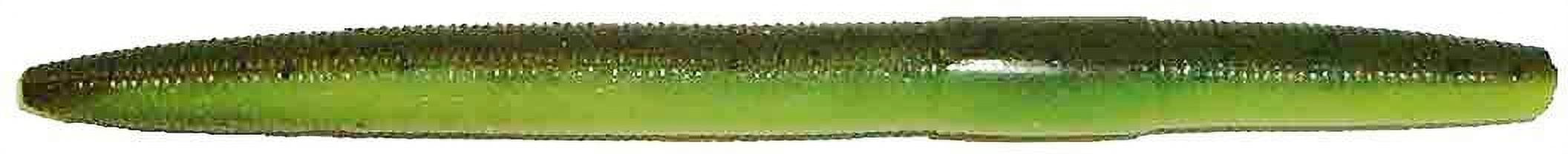 Big Bite TS5-18 Trick Stick Finesse Worm 5" Watermelon Chartreuse ...