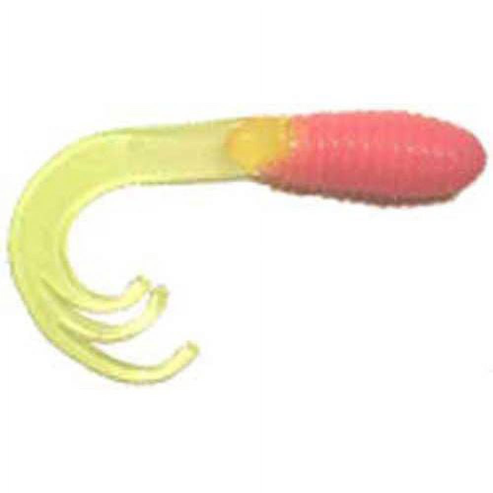 Big Bite Triple Tip Grub 2' 10ct Bubblegum Chartreuse - Walmart.com