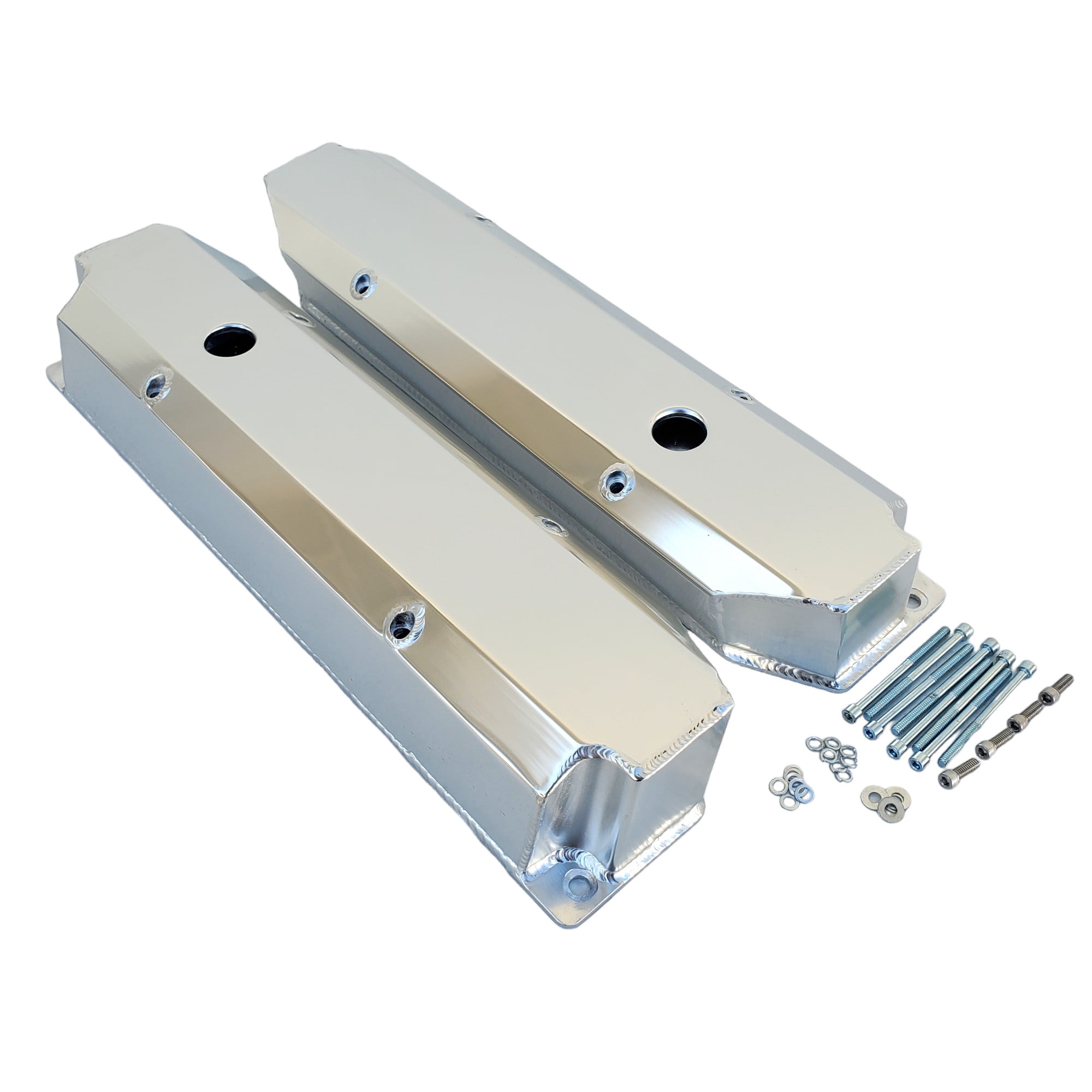 Big Block Dodge Mopar Satin Anodized Aluminum Fabricated Valve Covers ...