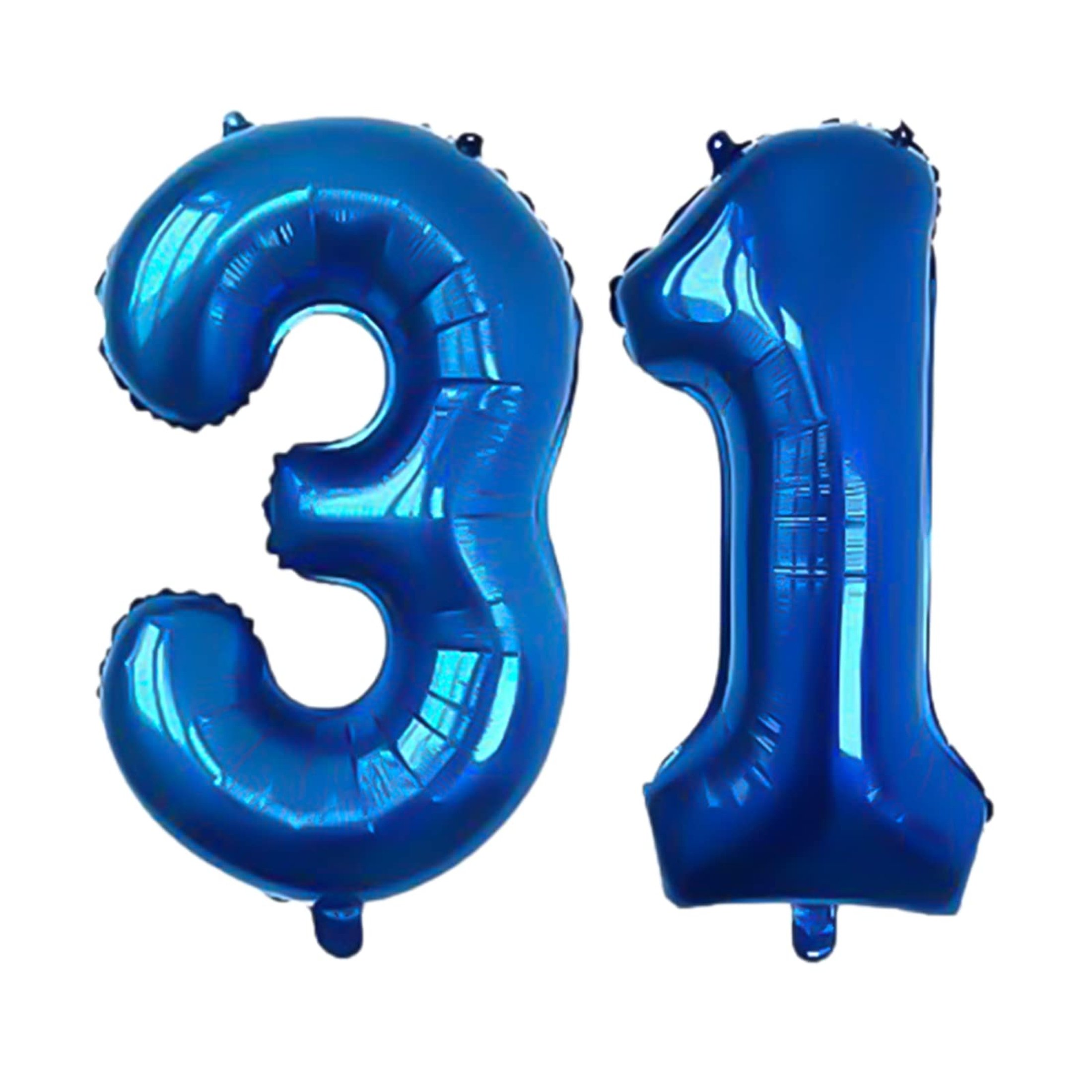 Big Blue 31 Balloon - 32 Inch Digital Alphabet Balloon for Birthday ...