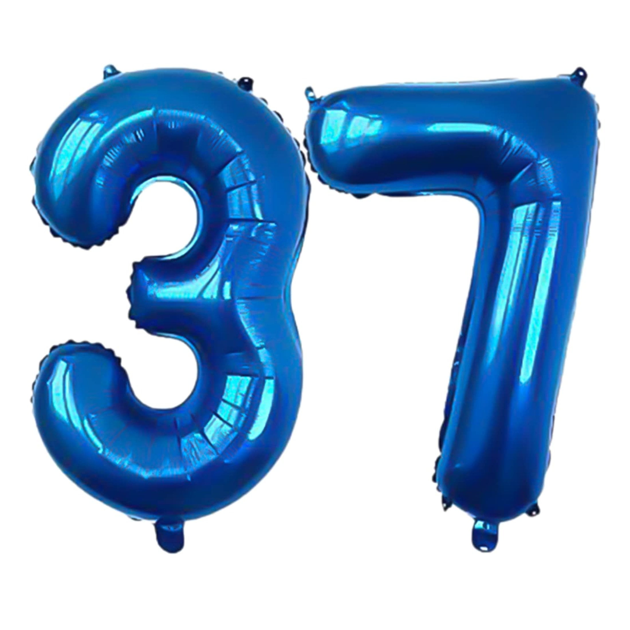 Big Blue 37 Balloon - 32 Inch Digital Alphabet Balloon for Birthday ...