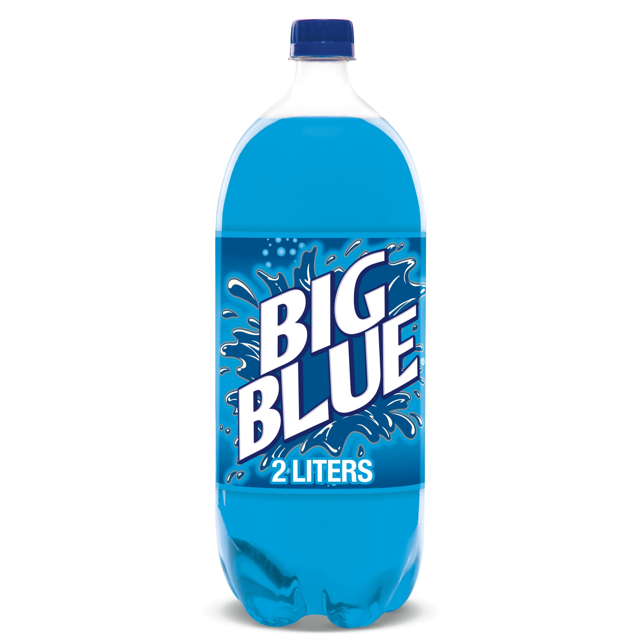 Bigblue Big Blue Soda Pop, 2 L Bottle, Carbonated, Low Sodium - Walmart.com