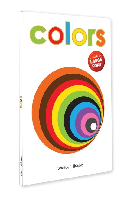 Big Board Books Colors: Early Learning Board Book with Large Font ...