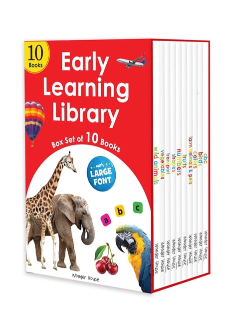 Big Board Books: Early Learning Library - Beginner Kids Box Set of 10 ...