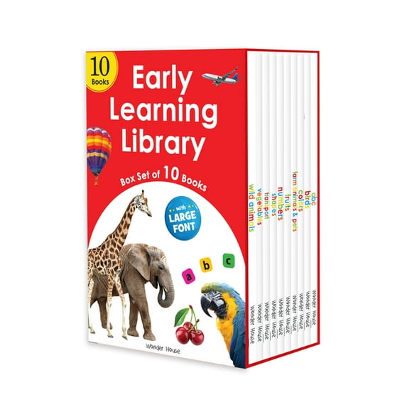 Big Board Books: Early Learning Library - Beginner Kids Box Set of 10 ...