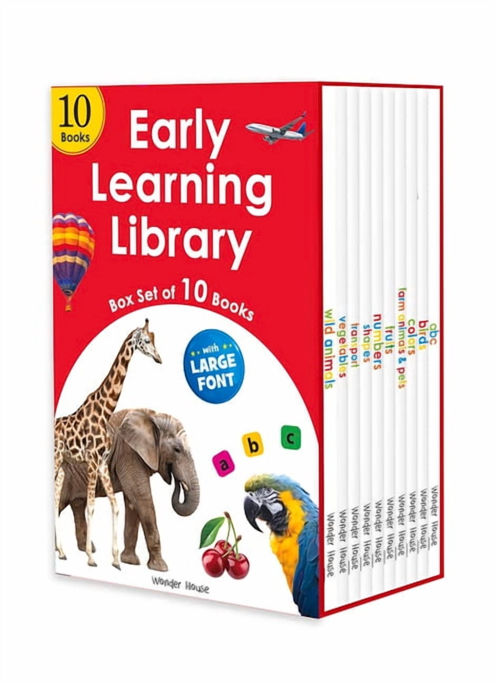 Wonder House Books Big Board Books Early Learning Library, 10ct ...