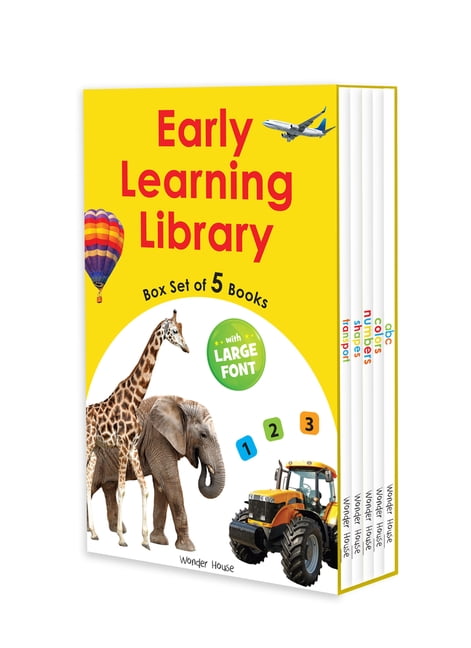 Big Board Books Early Learning Library: Box Set of 5 Books, (Paperback ...
