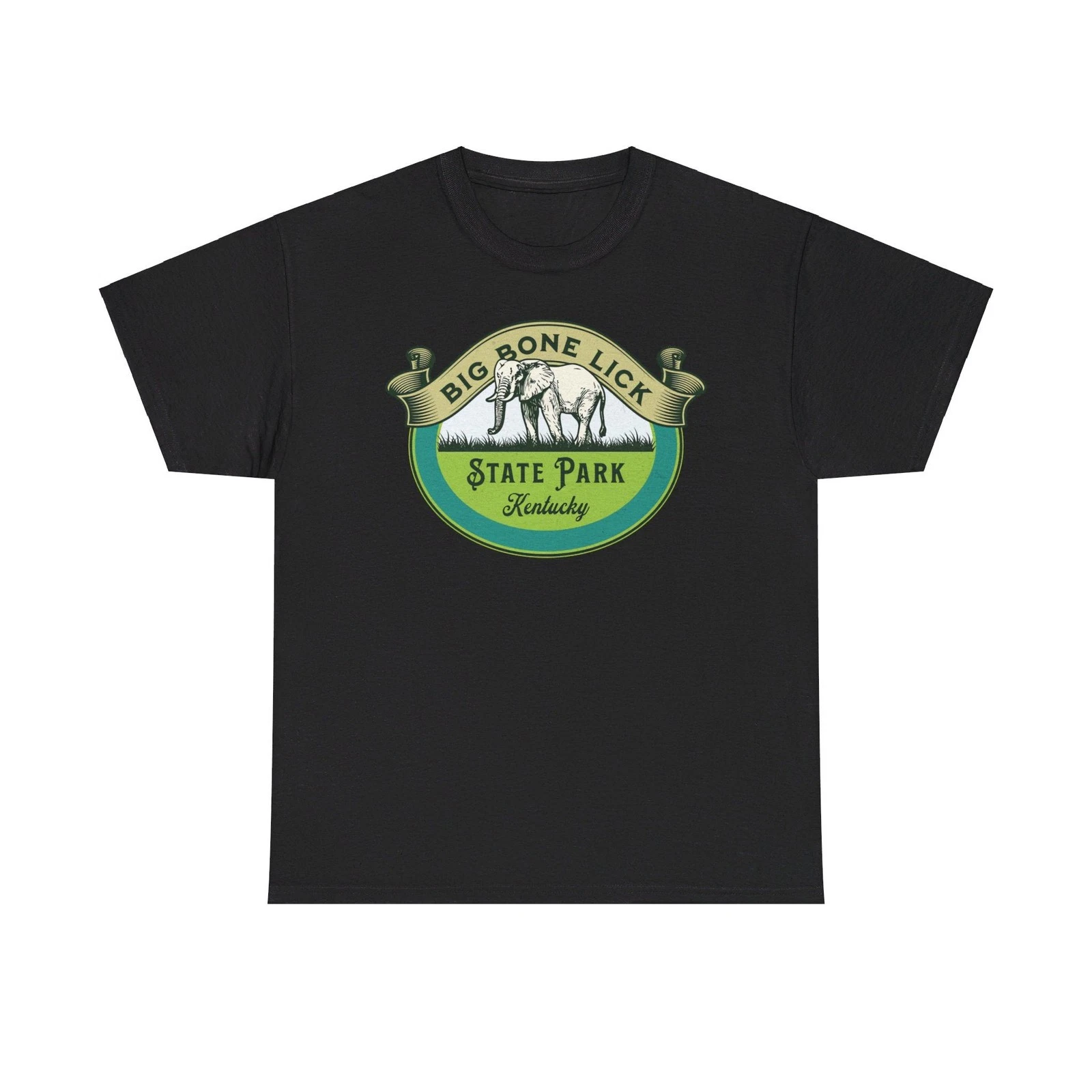 Big Bone Lick State Park Kentucky Scenic Nature Art Unisex T-Shirt, up ...