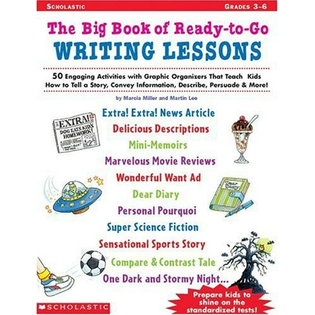 Pre-Owned Big Book of Ready-To-Go Writing Lessons : 50 Engaging ...