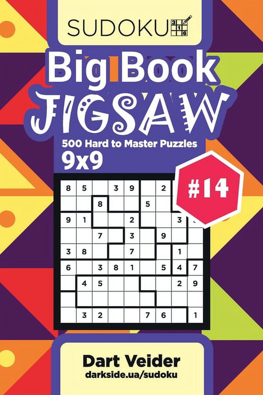 Big Book Sudoku Jigsaw: Big Book Sudoku Jigsaw - 500 Hard to Master ...