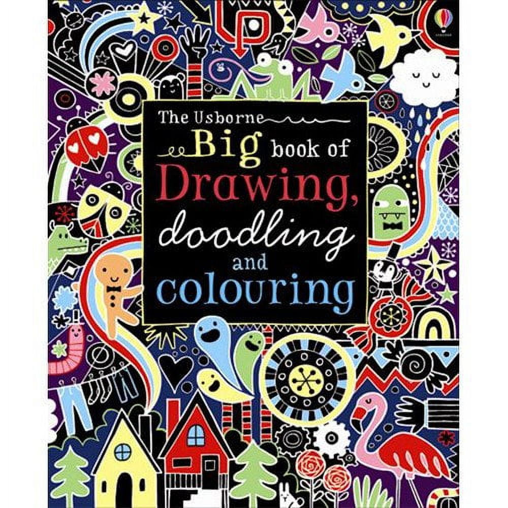 Pre-Owned Big Book of Drawing, Doodling and Coloring (Doodle Books ...