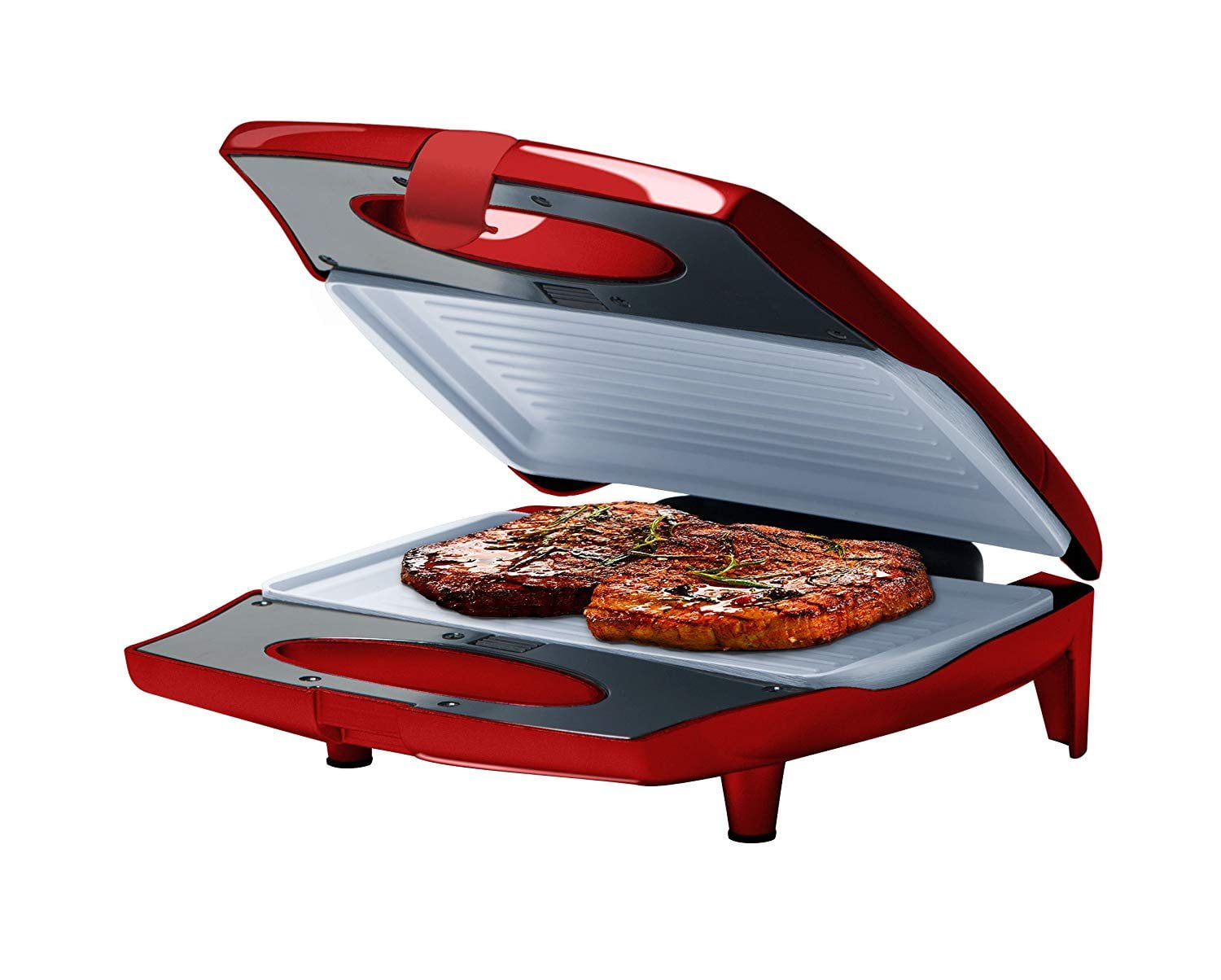 Big Boss 9287 Red 7-Piece Ceramic Grill Set with 3-Interchangeable Non ...