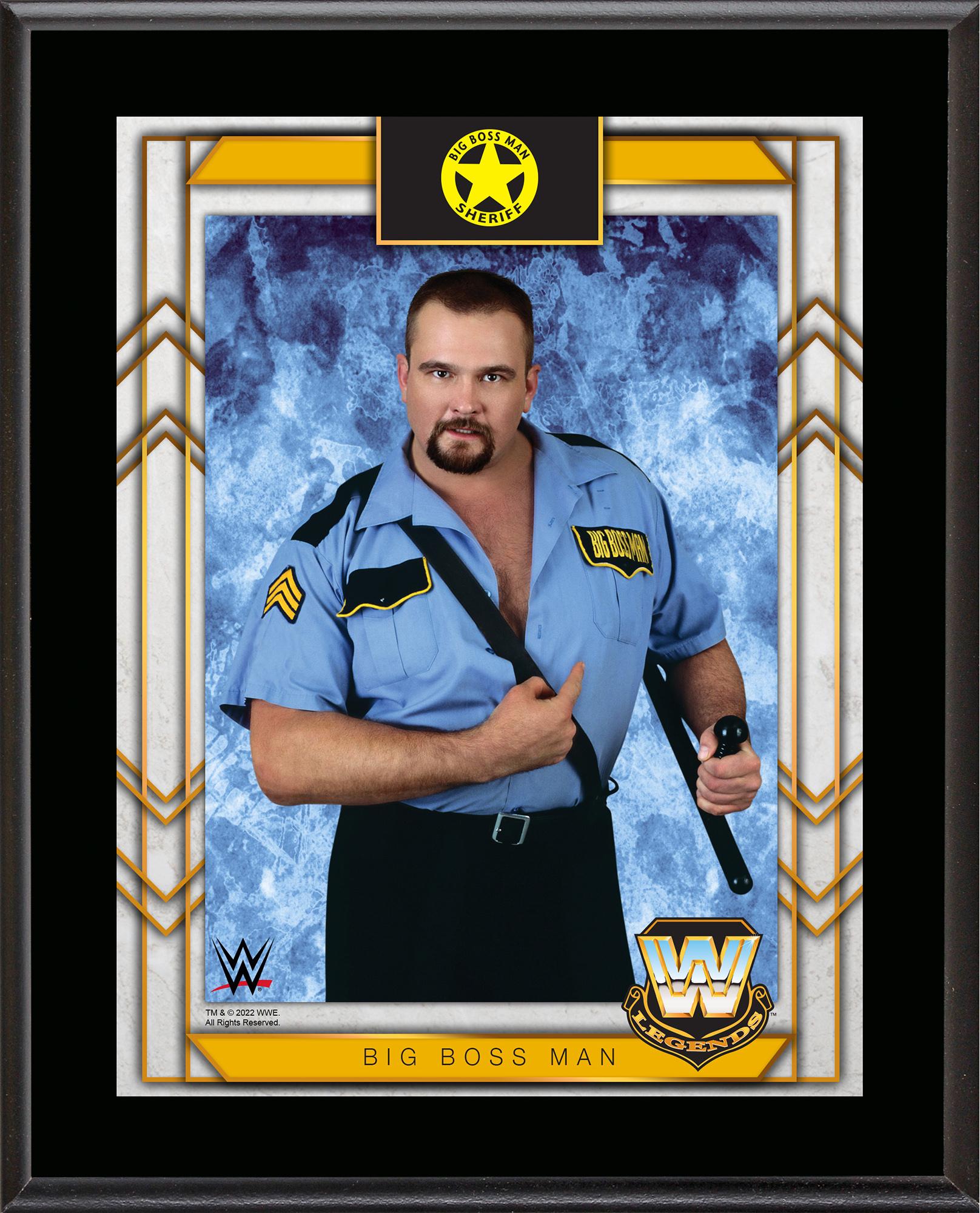 Big Boss Man WWE Framed 10.5" x 13" Sublimated Plaque - Walmart.com