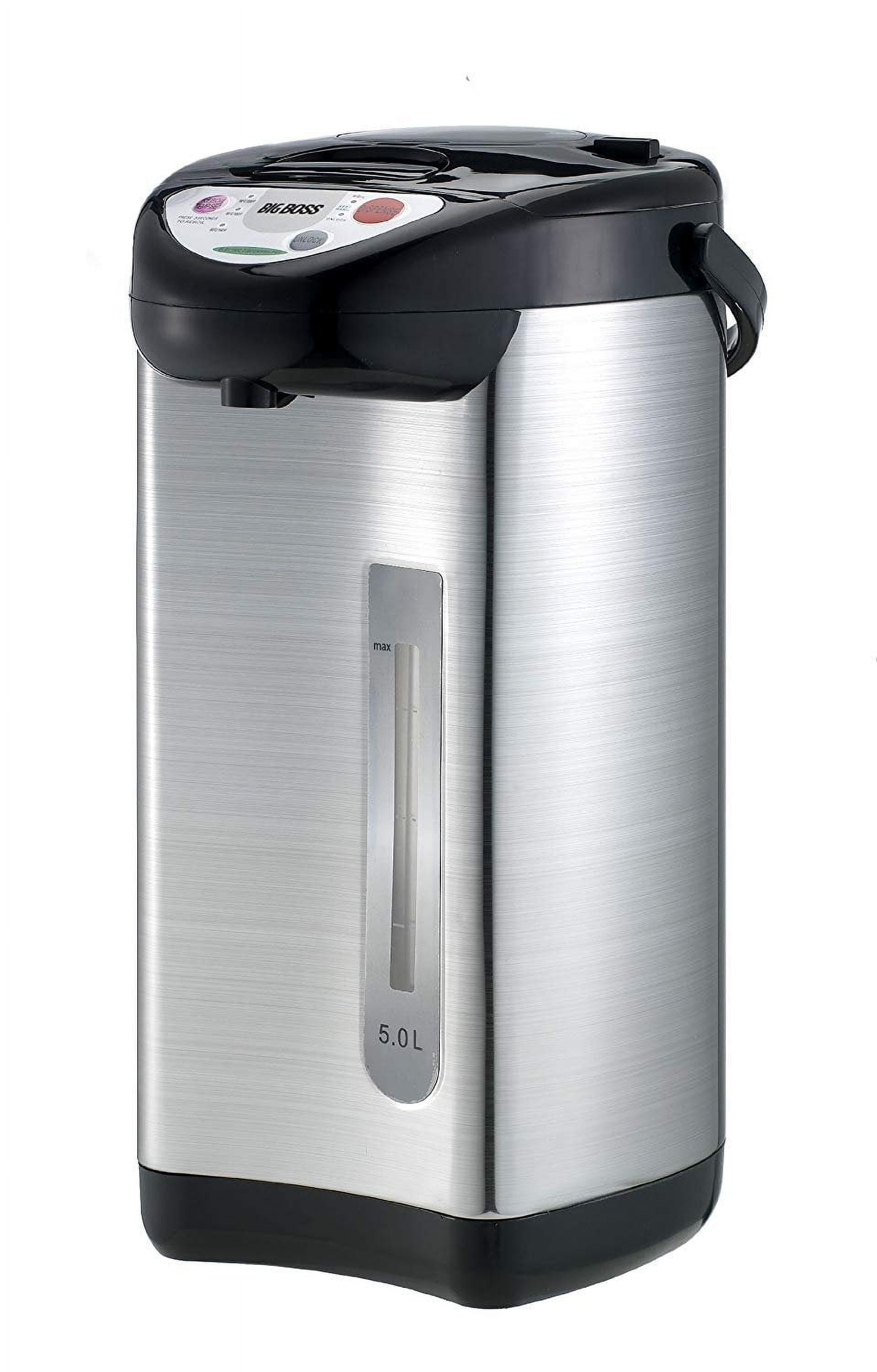 Big Boss 8789 Hot Water Dispenser - Stainless Steel, Black, 5 Liter ...