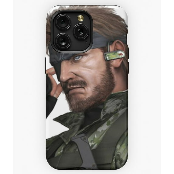 Big Boss with Walkman MGS Art M1844 Phone Case for iPhone 17 16 15 14 13 12 11 Pro Max - Walmart.com