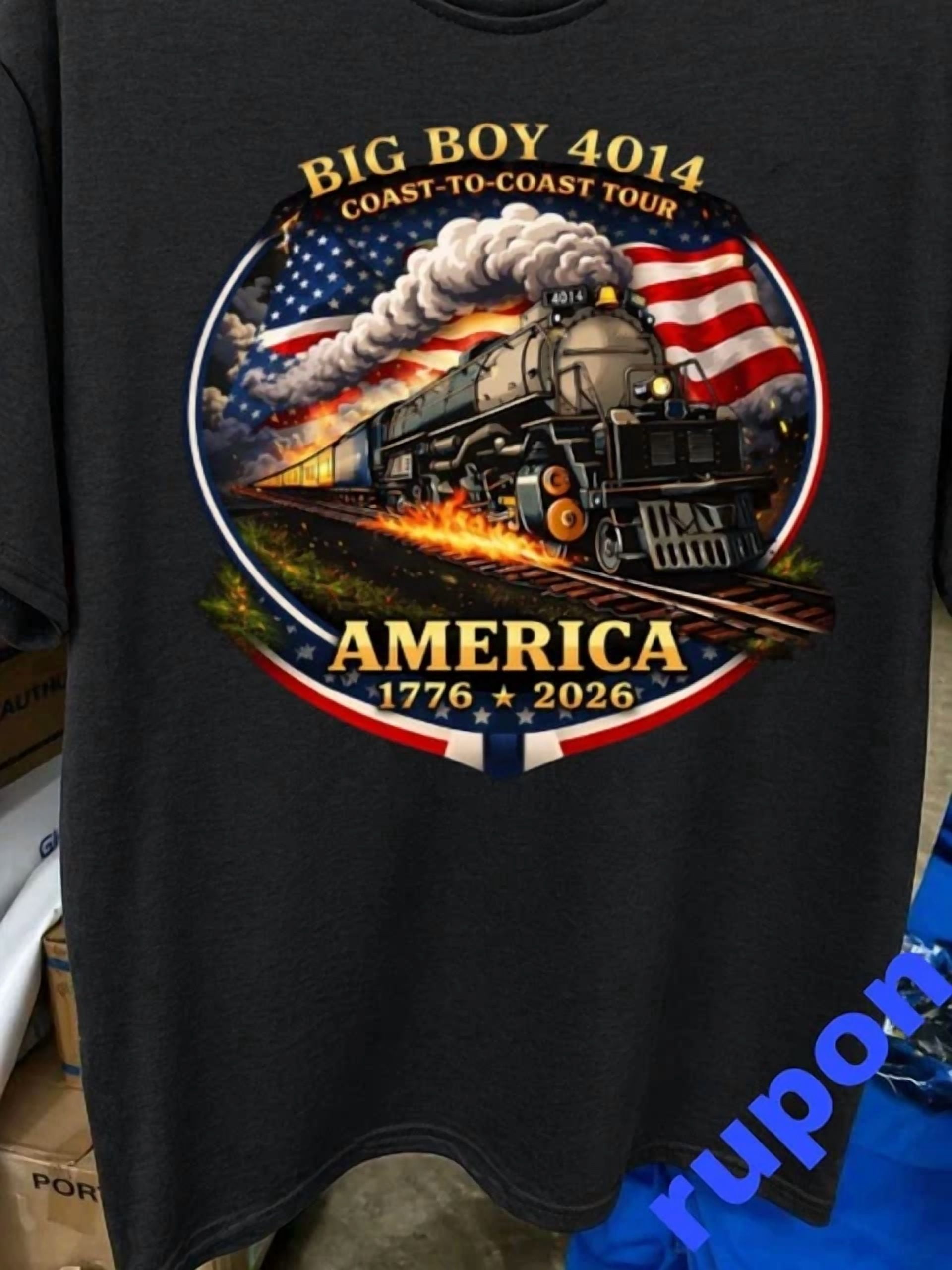Big Boy America 250th Anniversary T Shirt Patriotic USA Graphic Tee ...