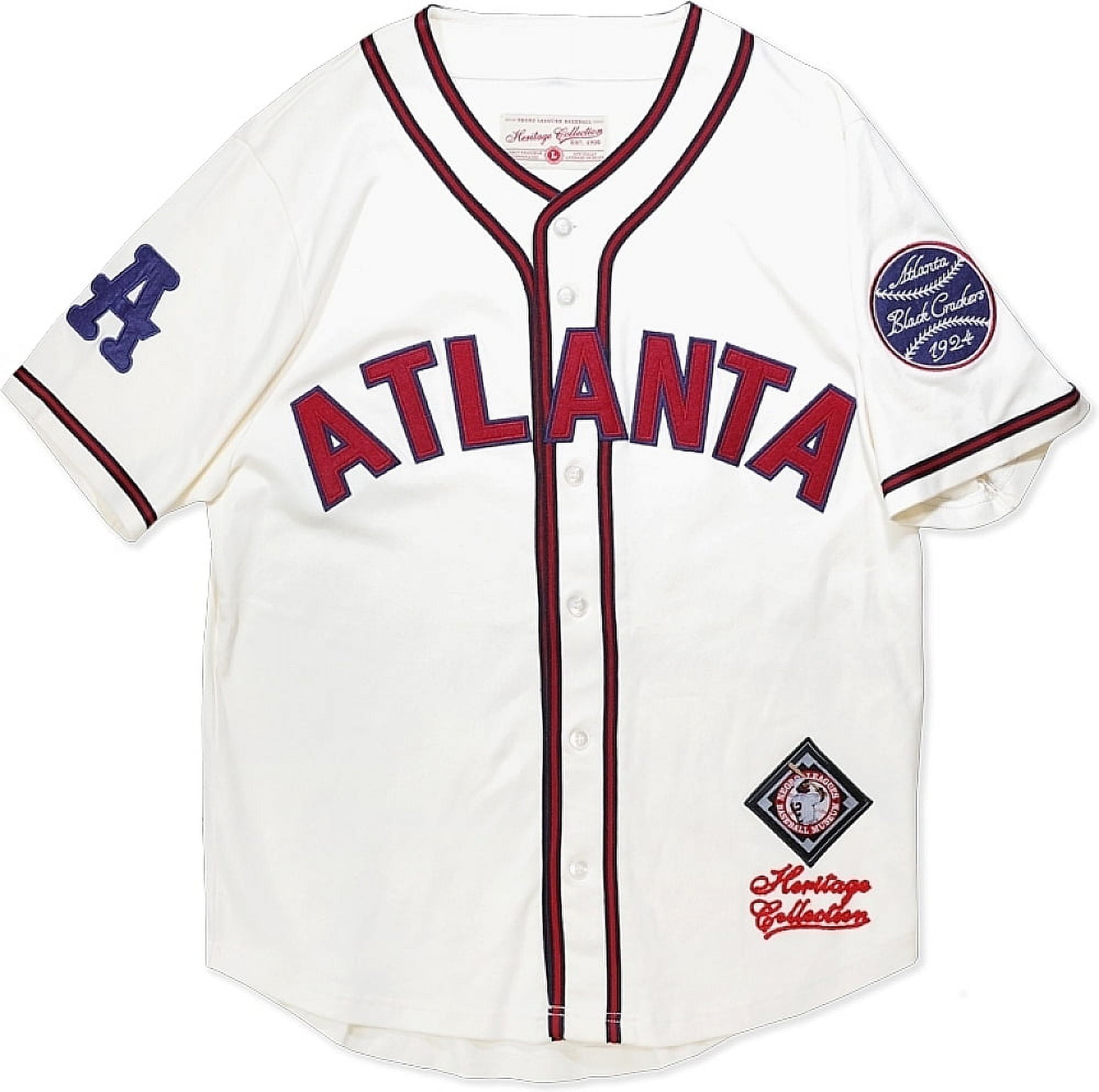 Big Boy Atlanta Black Crackers NLBM Heritage Mens Baseball Jersey ...