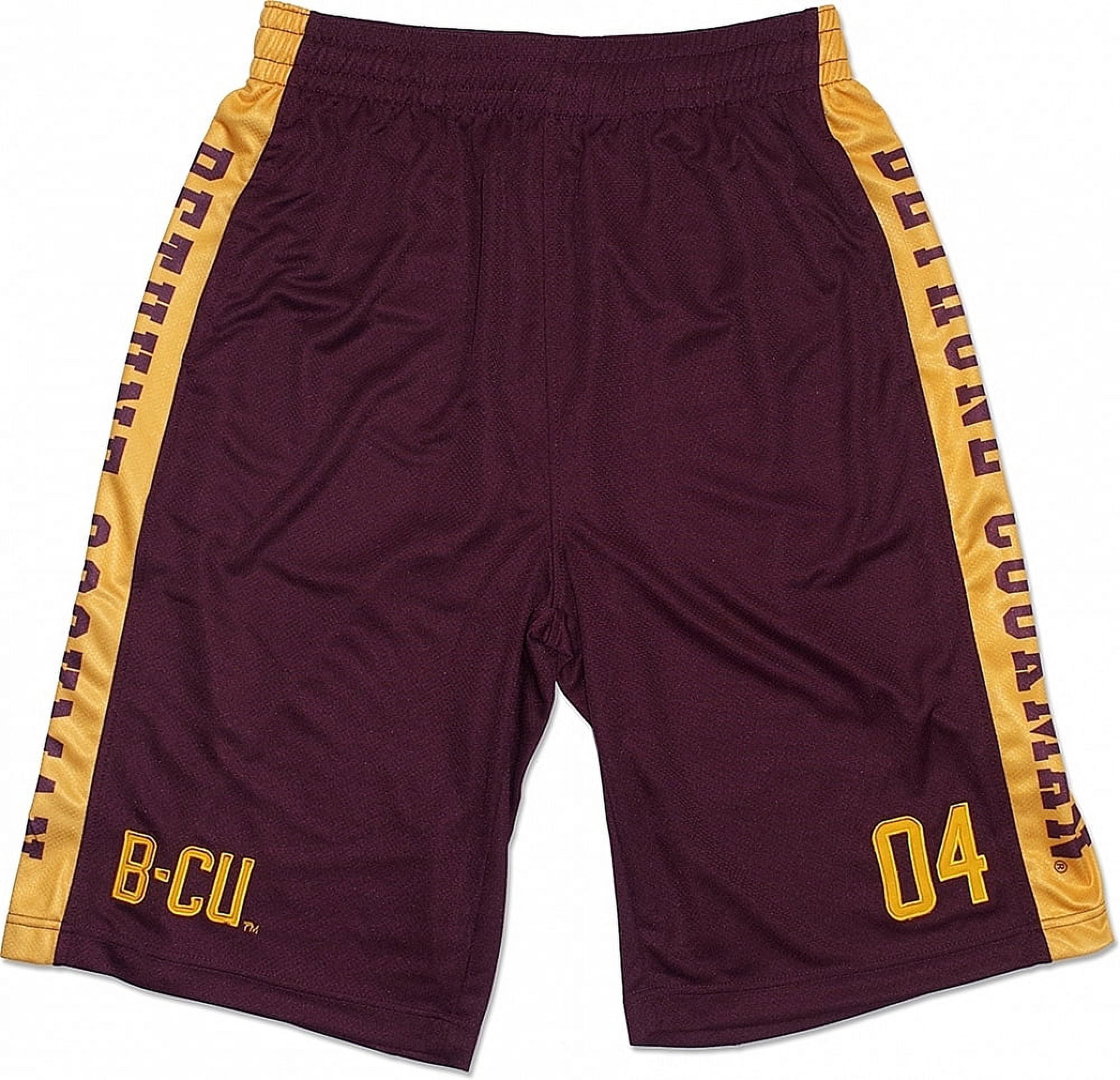Big Boy Bethune-Cookman Wildcats Mens Basketball Shorts [Maroon - 2XL ...