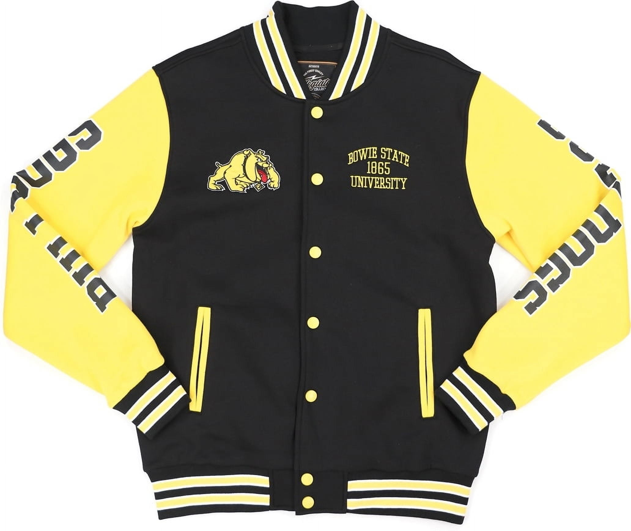 Big Boy Bowie State Bulldogs S1 Mens Fleece Jacket [Black - 2XL ...