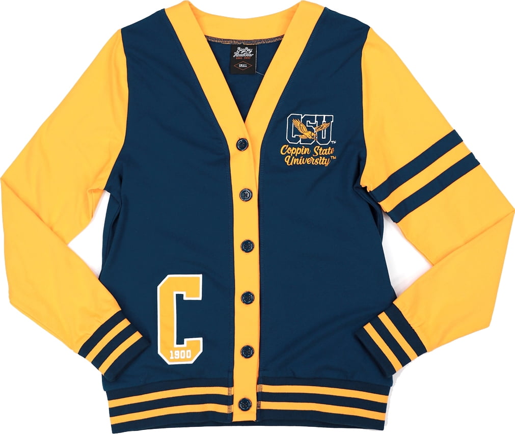 Big Boy Coppin State Eagles S11 Womens Lightweight Cardigan [Navy Blue ...