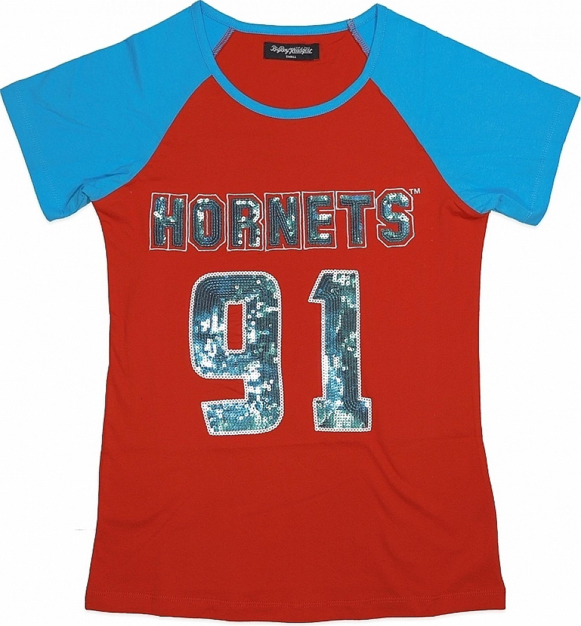 Big Boy Delaware State Hornets Ladies Sequins Patch Tee [Red - M ...