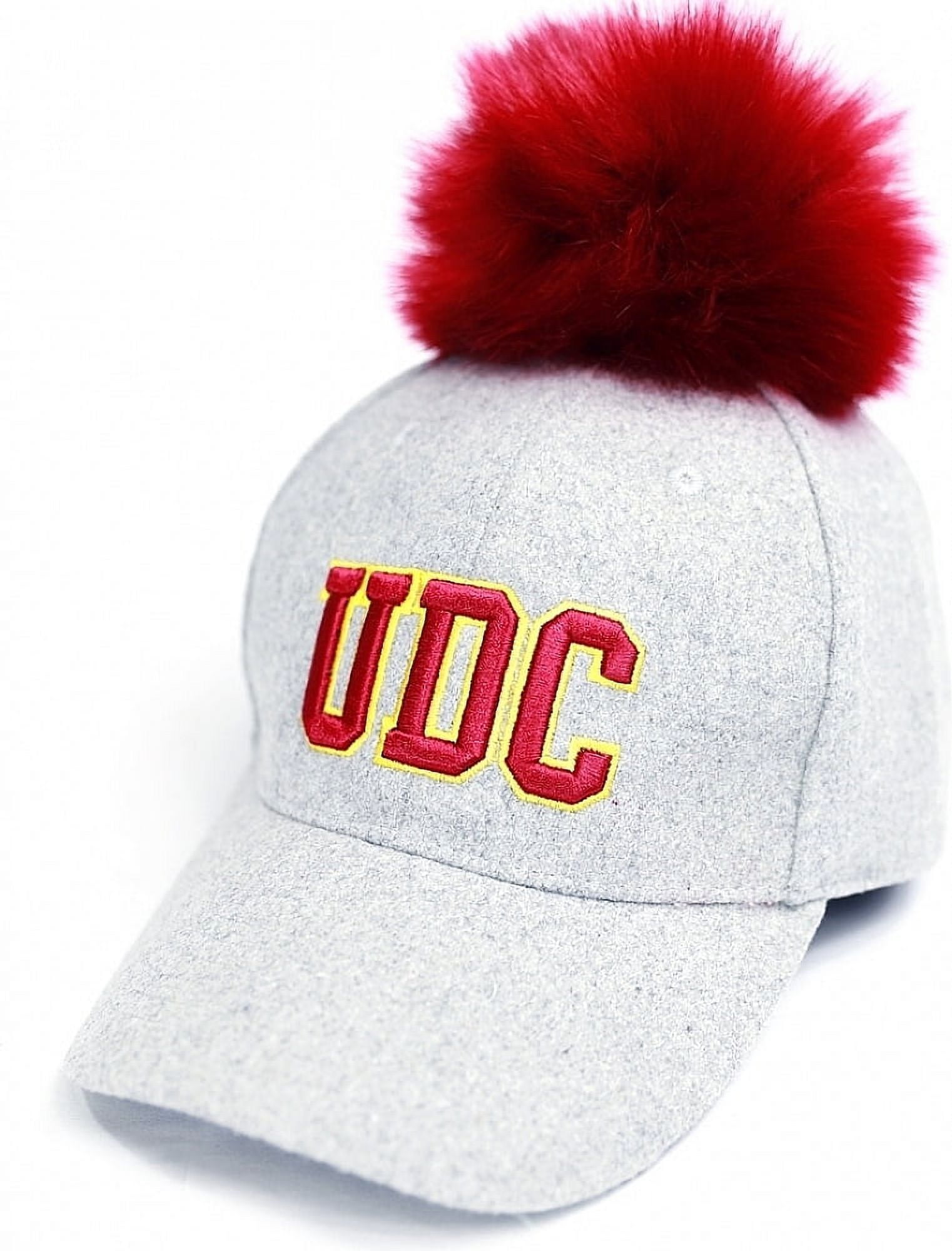 Big Boy District Of Columbia Firebirds S148 Ladies Pom Pom Cap [Crimson ...