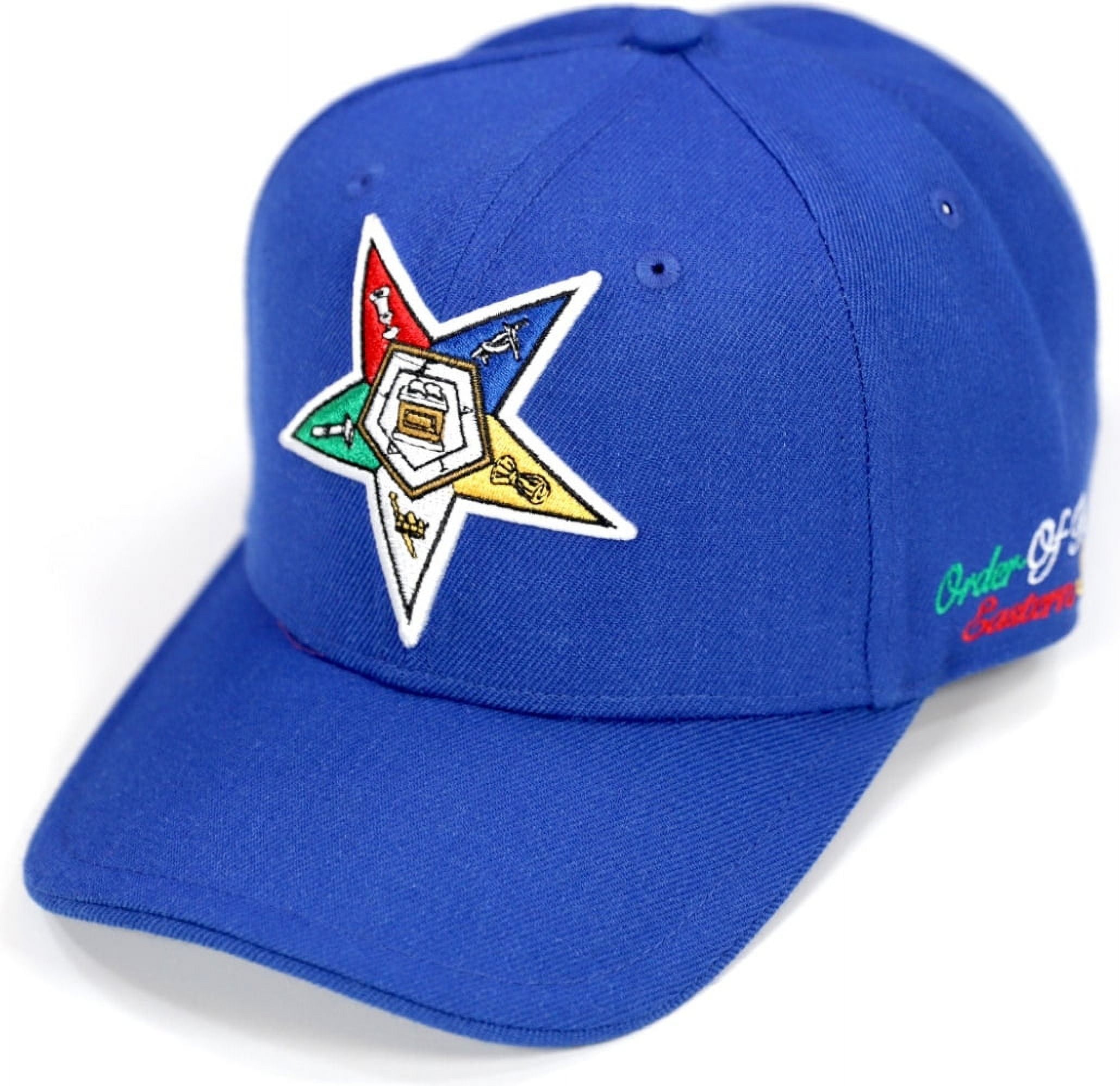 Big Boy Eastern Star Divine S143 Ladies Cap [Royal Blue - Adjustable] - Walmart.com